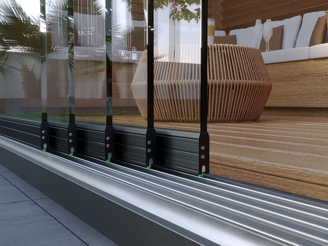 Alumera 5-Tür Glaswand Clearline - Alumera-shop